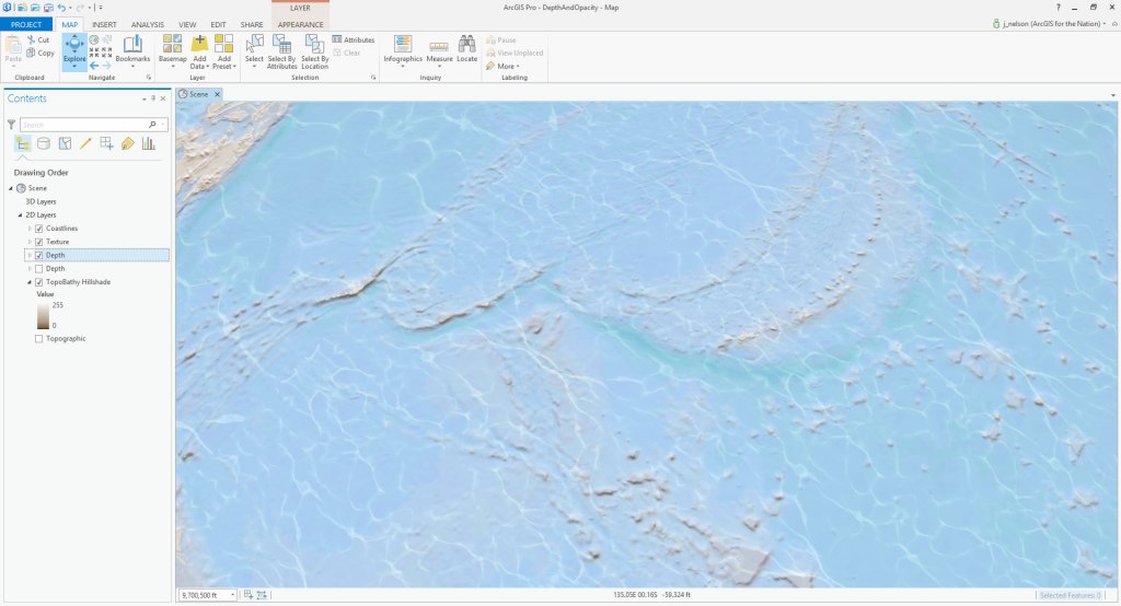 Carto Hack: Mapping Water Depth with Opacity – Adventures In Mapping