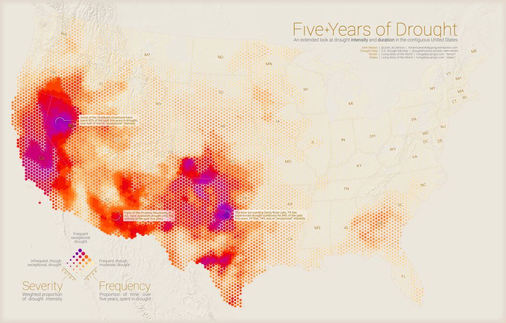 Five Years of Drought – Adventures In Mapping