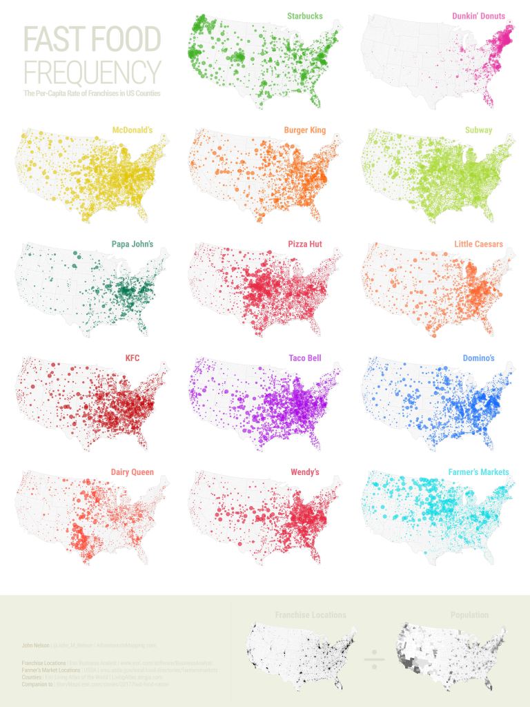 Fast Food Frequency – Adventures In Mapping