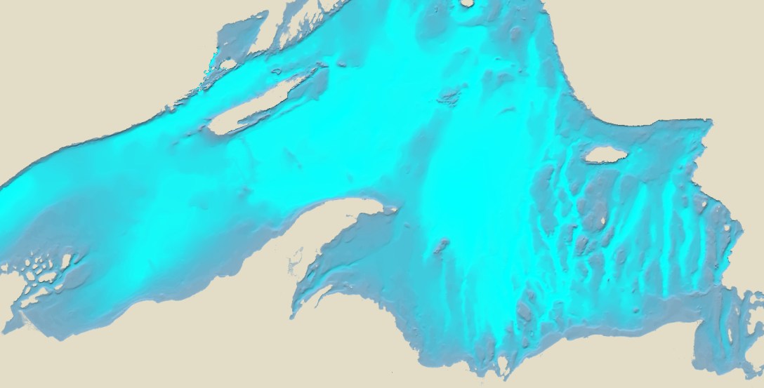 Great Lakes Bathymetry – Adventures In Mapping
