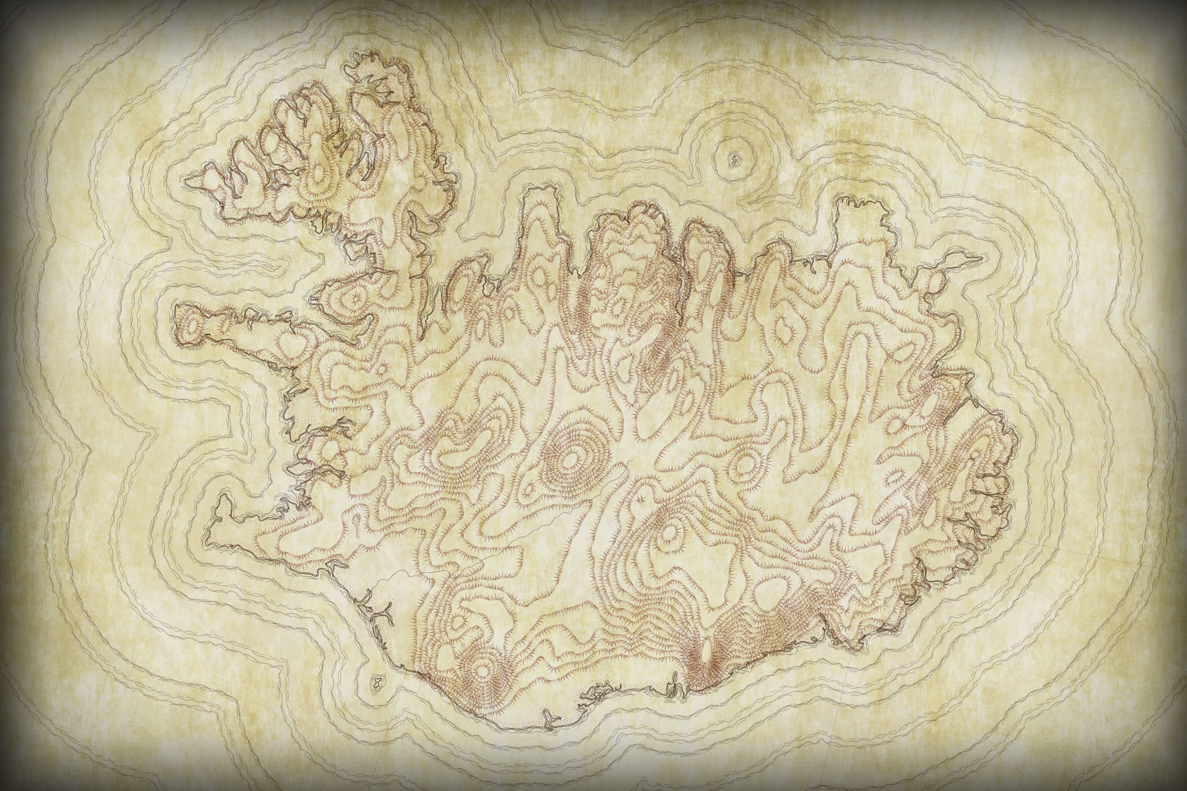 Experimenting with Vintage Contour Textures – Adventures In Mapping