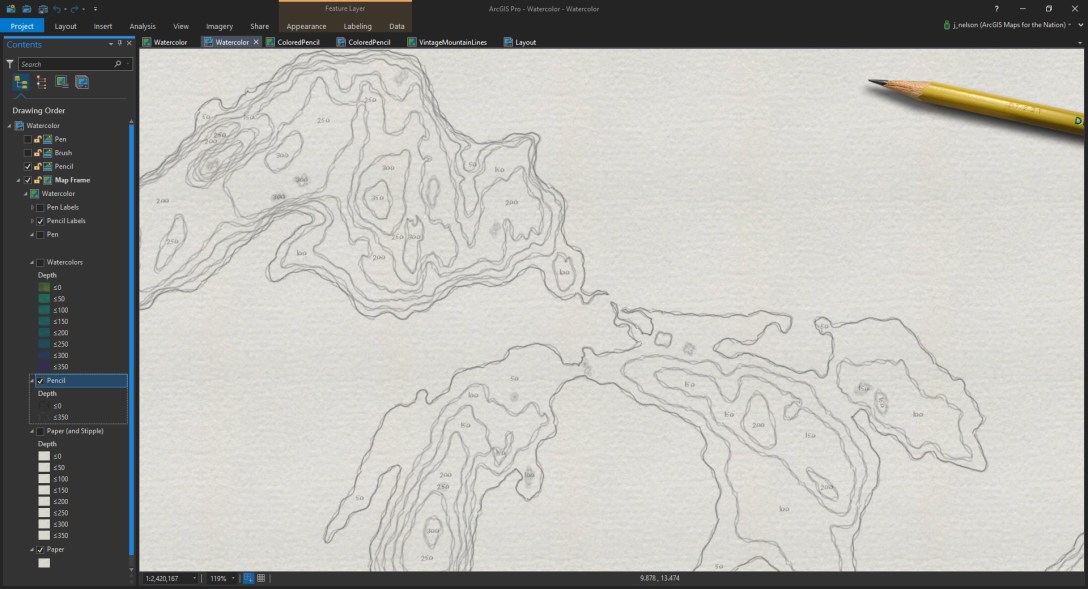 There And Back Again. Dad’s Map as a path from digital to drawn and ...