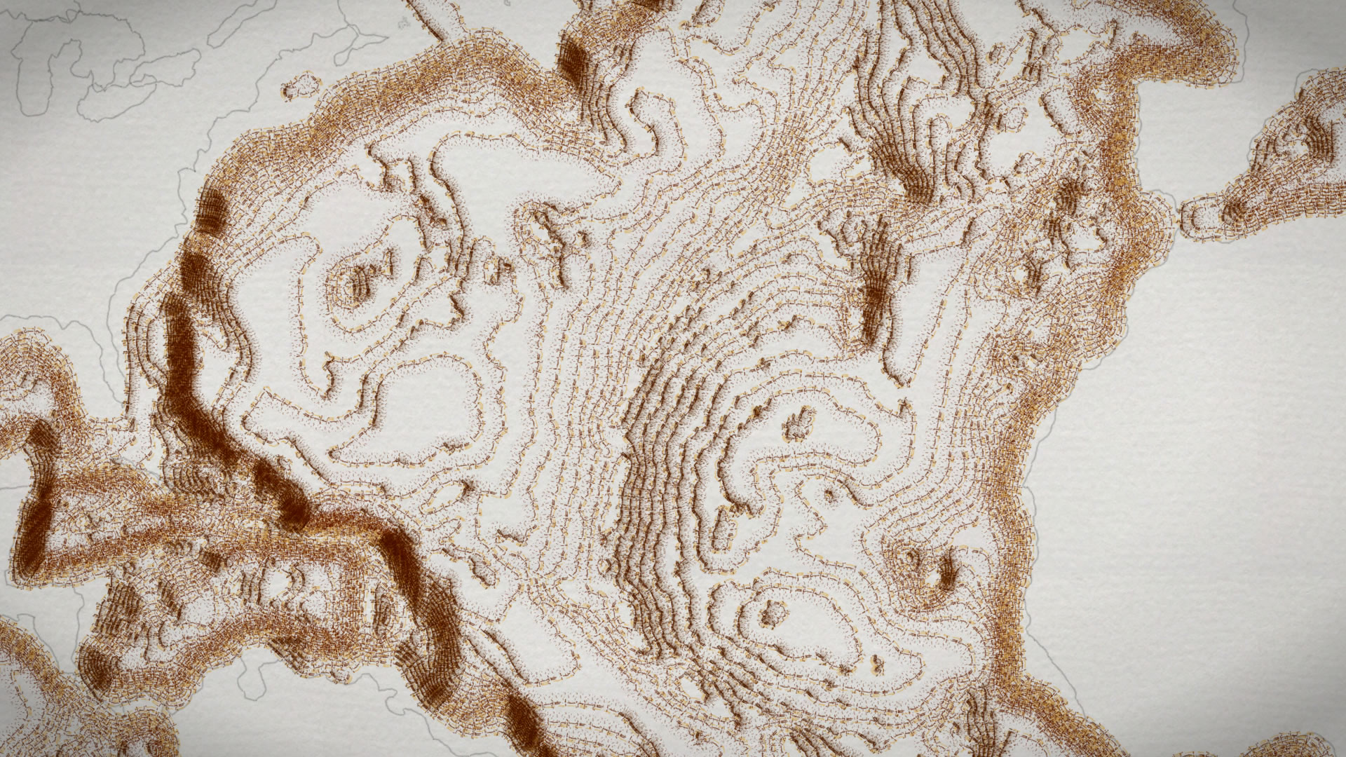 Experimenting with Vintage Contour Textures – Adventures In Mapping