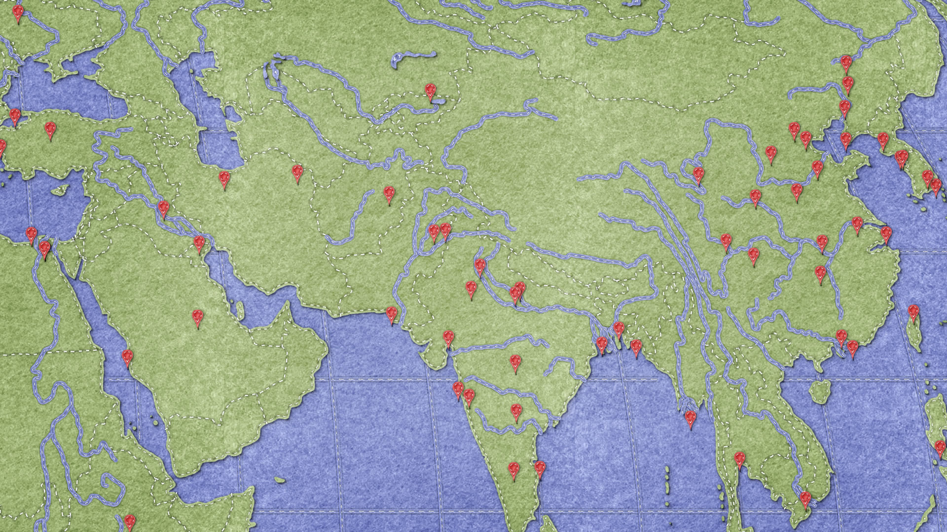 Felted Cartography – Adventures In Mapping