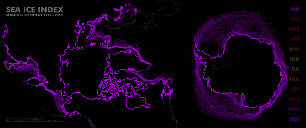 Historic Sea Ice Extents – Adventures In Mapping