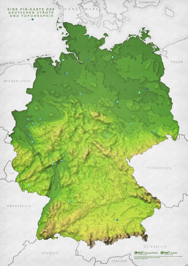 Some Maps of Germany & Switzerland – Adventures In Mapping