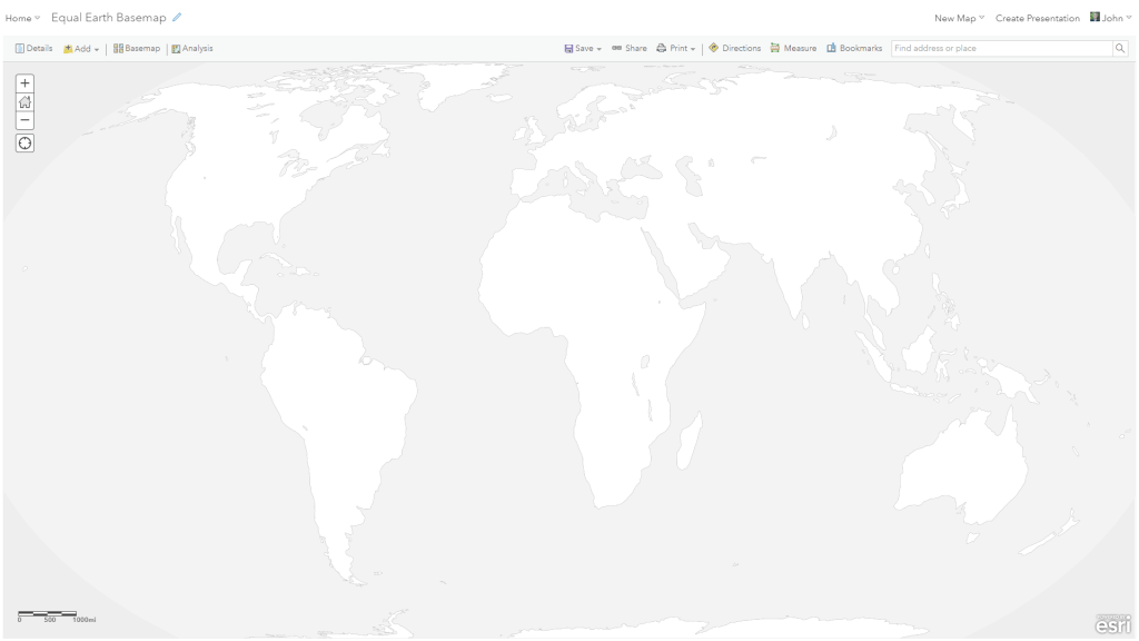 Equal Area Starter Web Maps for Global and Regional Thematic Mapping ...