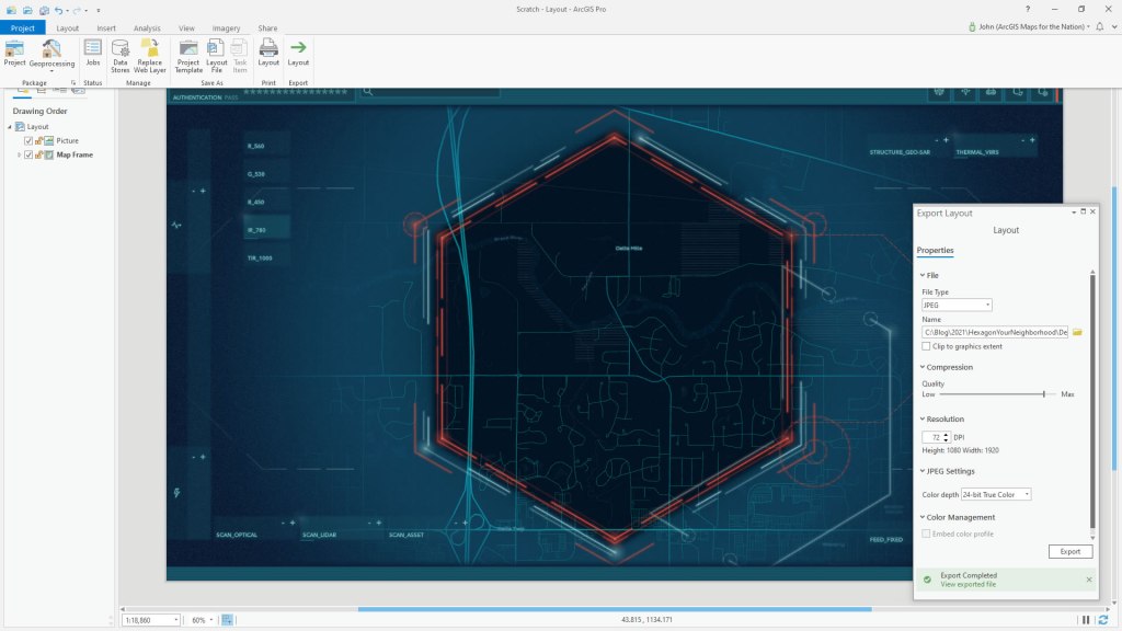 Turn Your Neighborhood into a Cinematic Command Center Hexagon Map ...