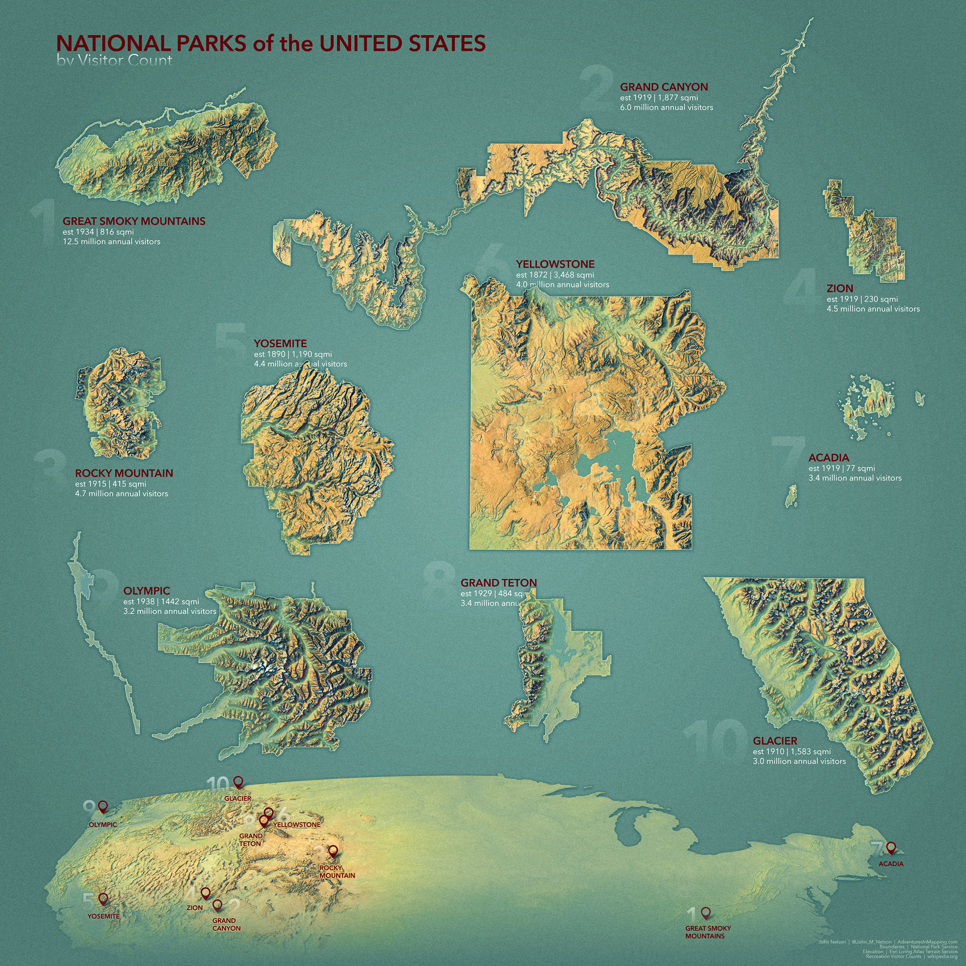 nationalparksmedium – Adventures In Mapping | John Nelson Maps