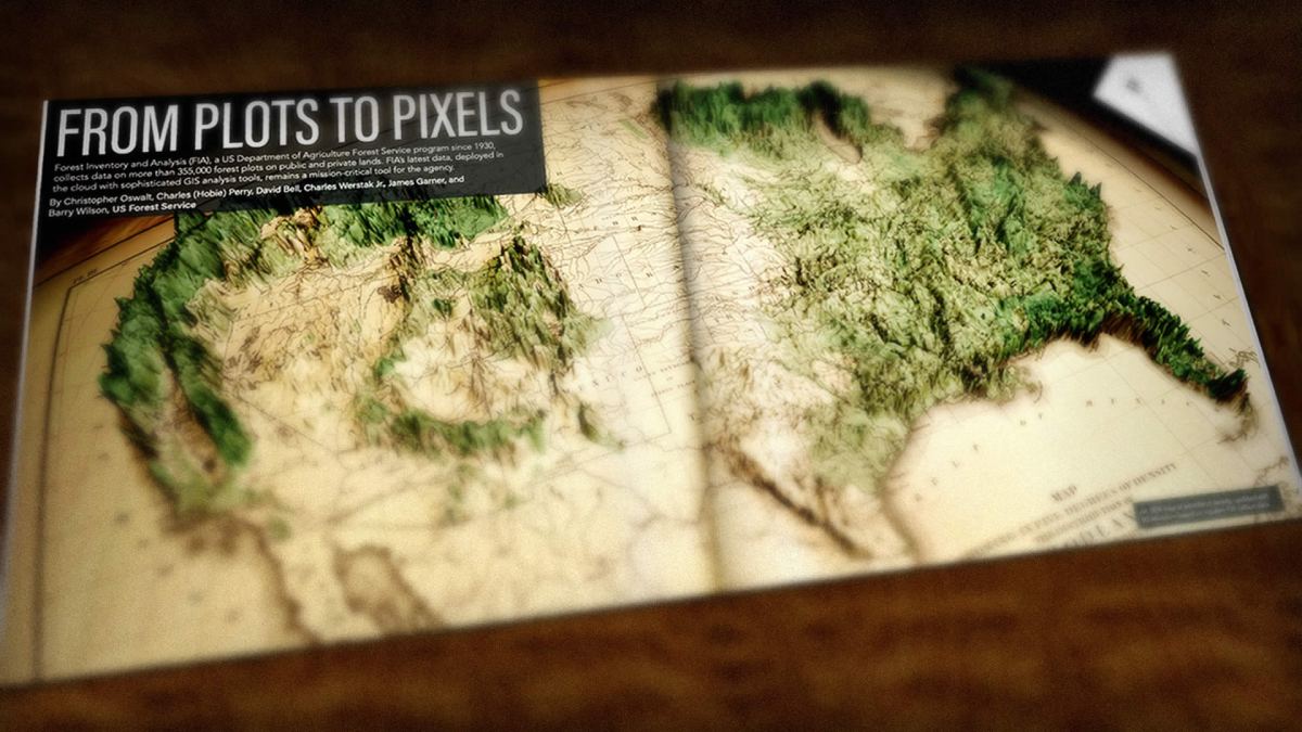 Make a Vintage Forestry Map 3D With Modern Forestry Data – Adventures ...